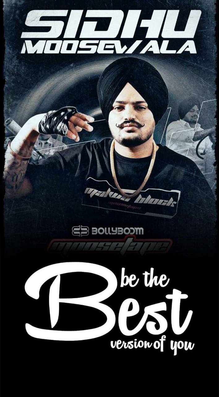 Sidhu Moosewala Stickers Pack of 4 (8×8 & 5×5 inches) Sidhu Moosewala ...