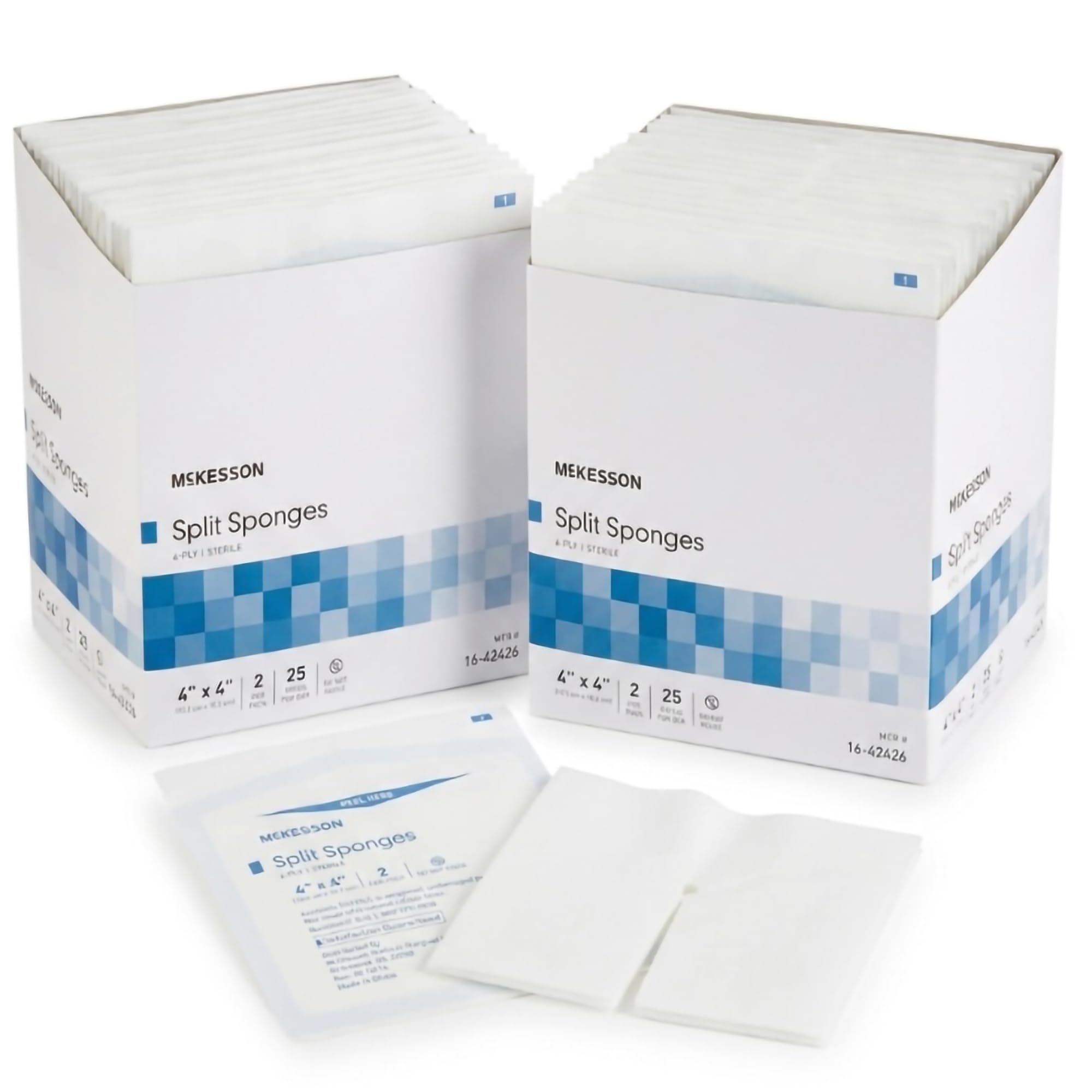 Snapklik.com : McKesson Sterile Drainage Sponges 4x4 Inch