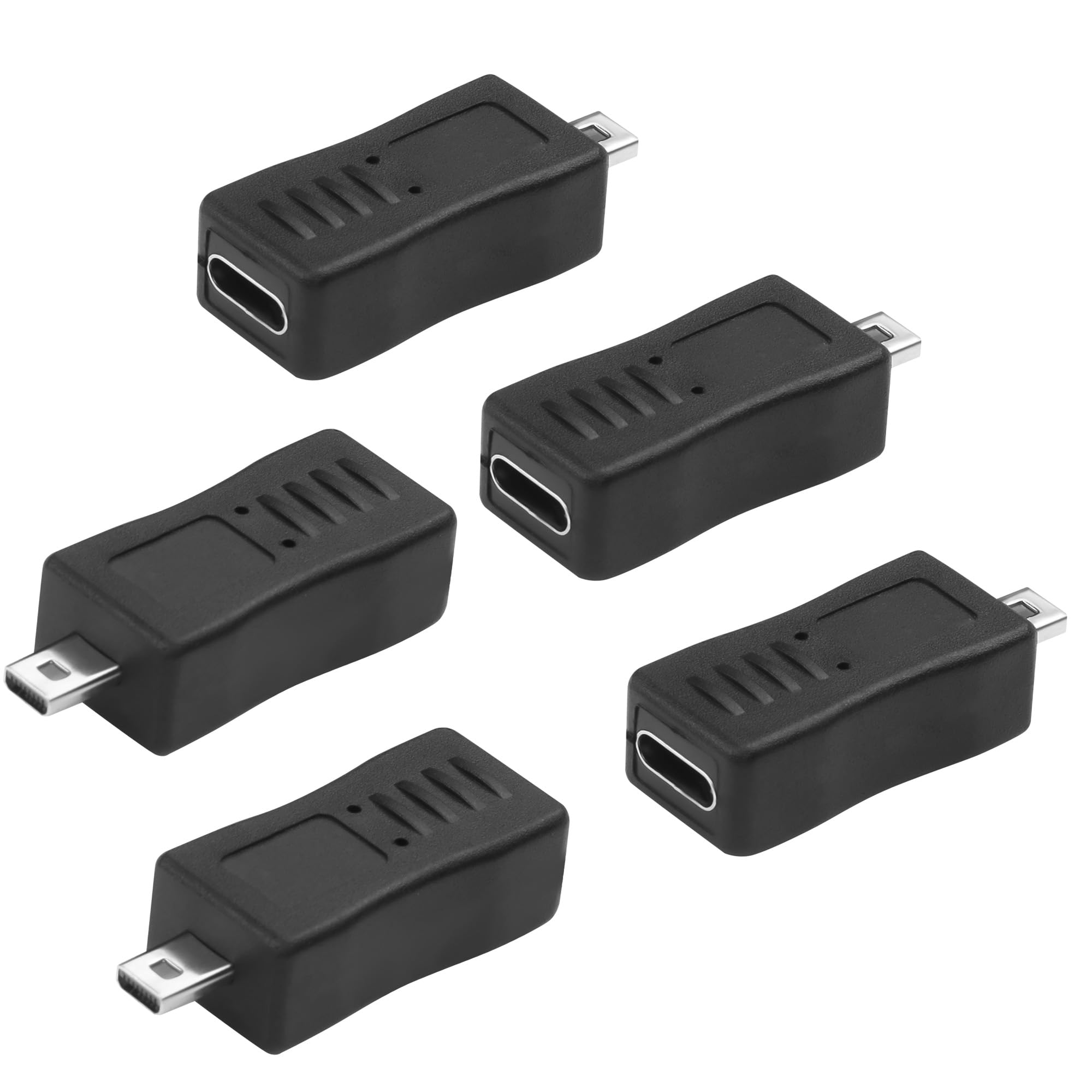 Amazon.com: JSADZKJ Mini 8-Pin USB to USB C Adapter Type C Female to ...