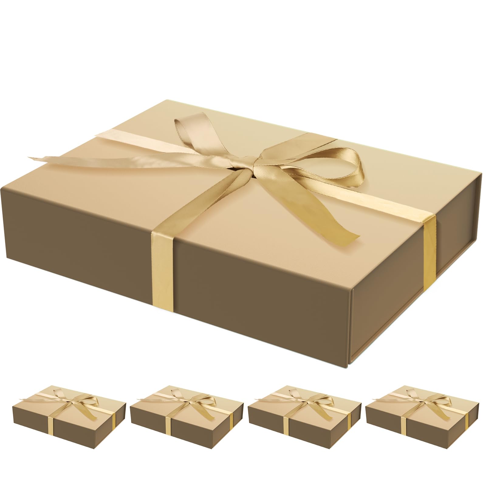 Amazon.com: 5 Pack Gift Boxes with Lids, 11 x 8.2 x 2.3 Inches Packing ...