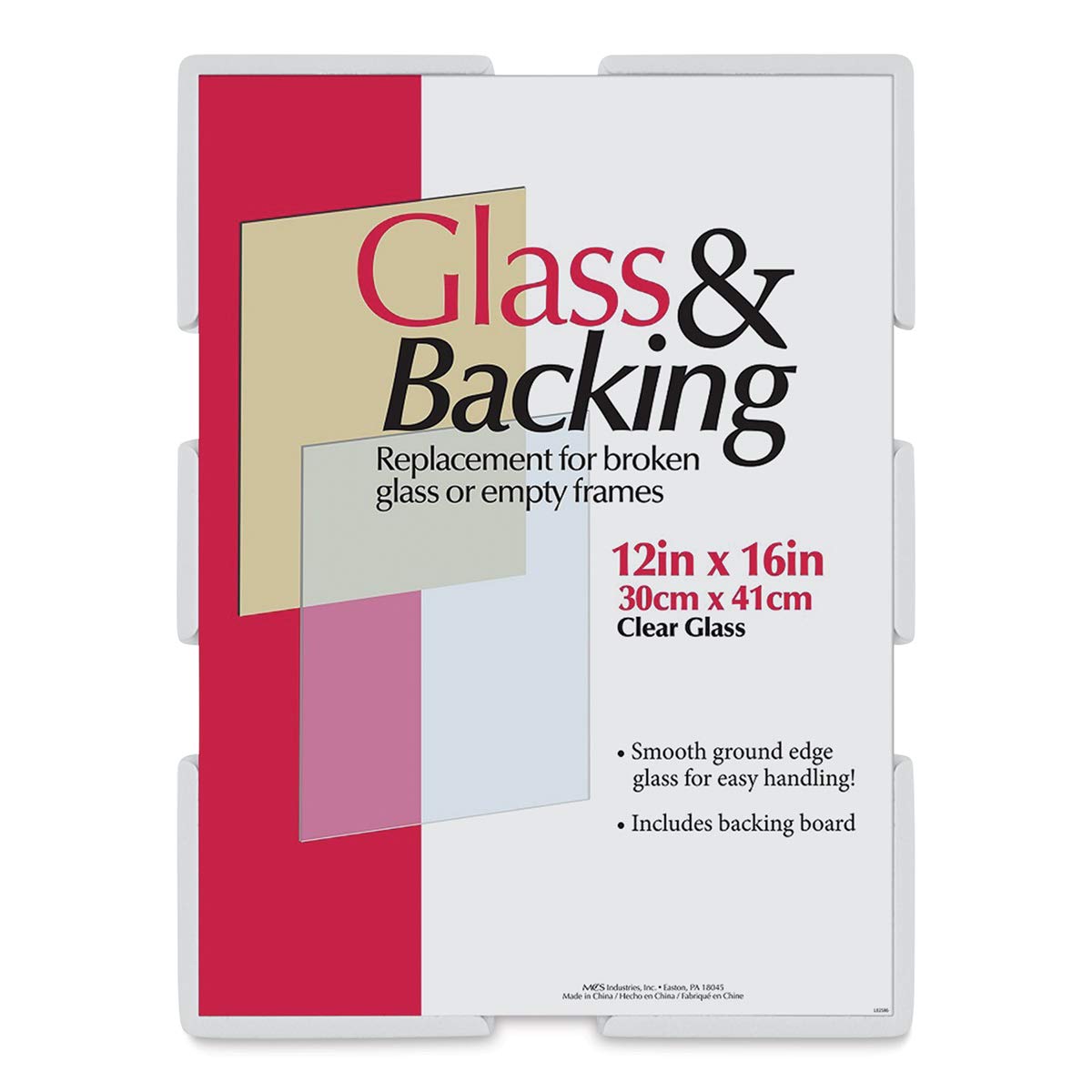 Amazon.com - MCS Glass And Backing Kit, Smooth Ground Edge Glass With ...