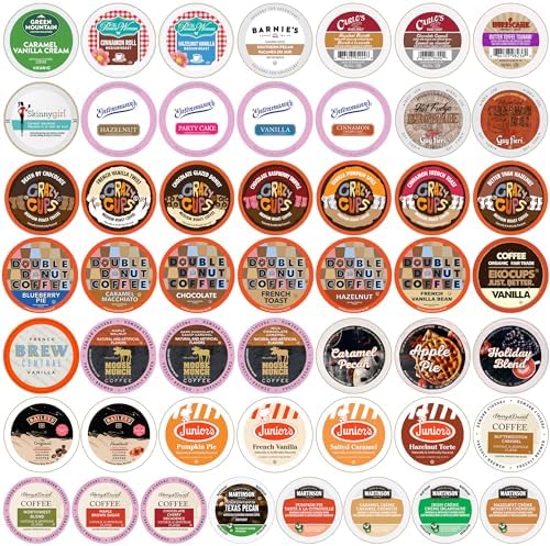 Amazon.com: Flavored Coffee Pods Variety Pack - Single Serve Cups for ...