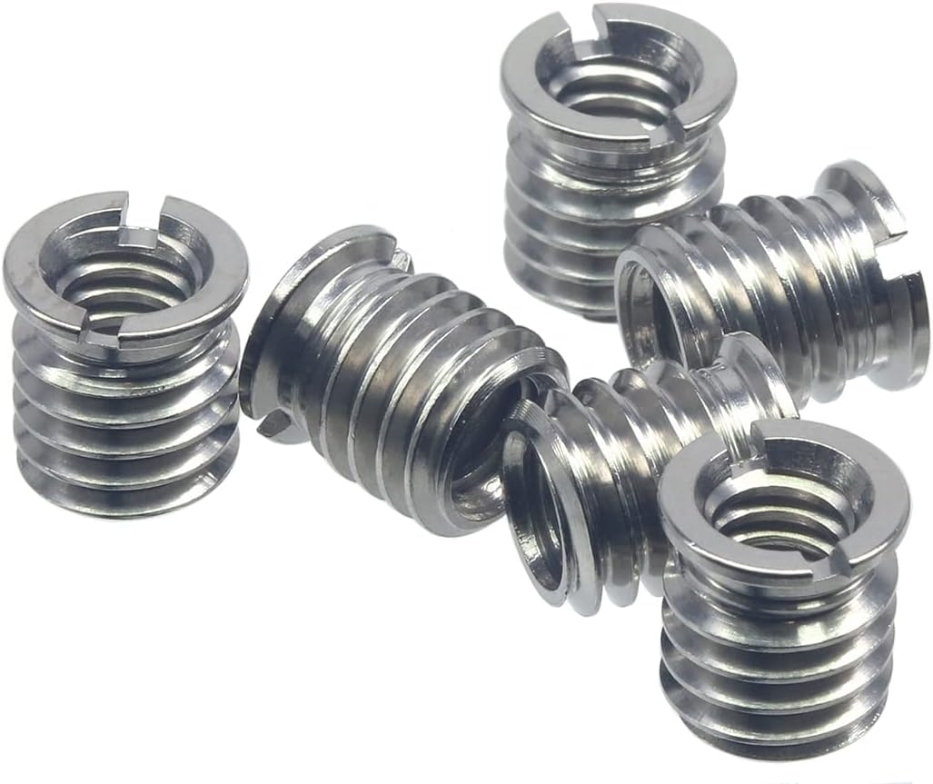 Amazon.com : HITHUT Stainless Steel 1/4"-20 Female to 3/8"-16 Male ...