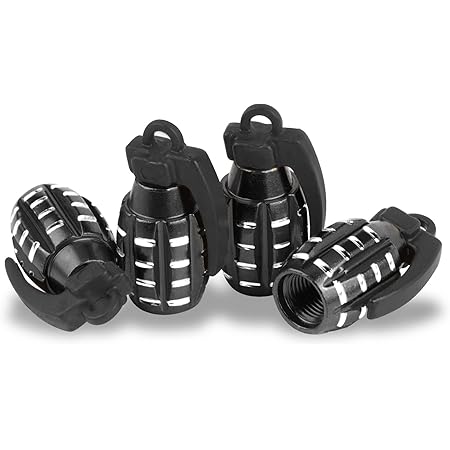 Amazon.com: Real .40 Caliber Casing Valve Stem Tire Cap - Once-Fired ...