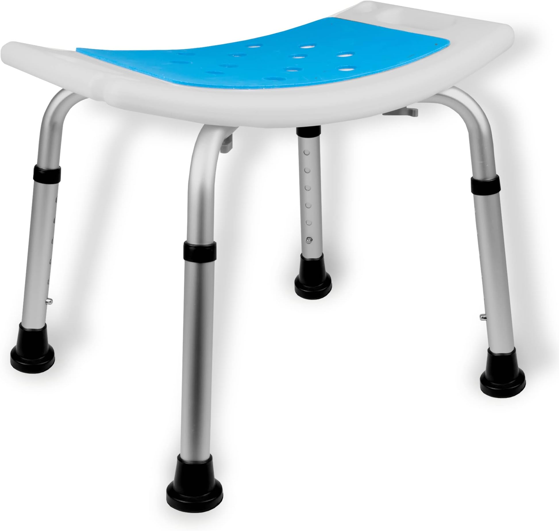 Aidapt Height Adjustable Shower and Bath Stool with Anti slip Feet ...