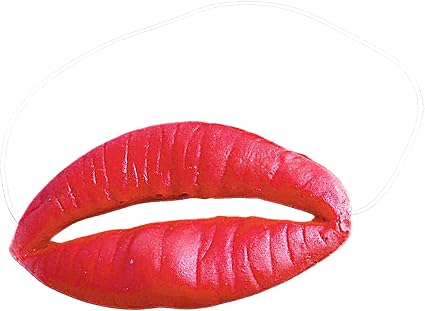 RRed Lips Funny Toys - Lip Cosplay Props Gag Toys | Latex Facial Cover ...