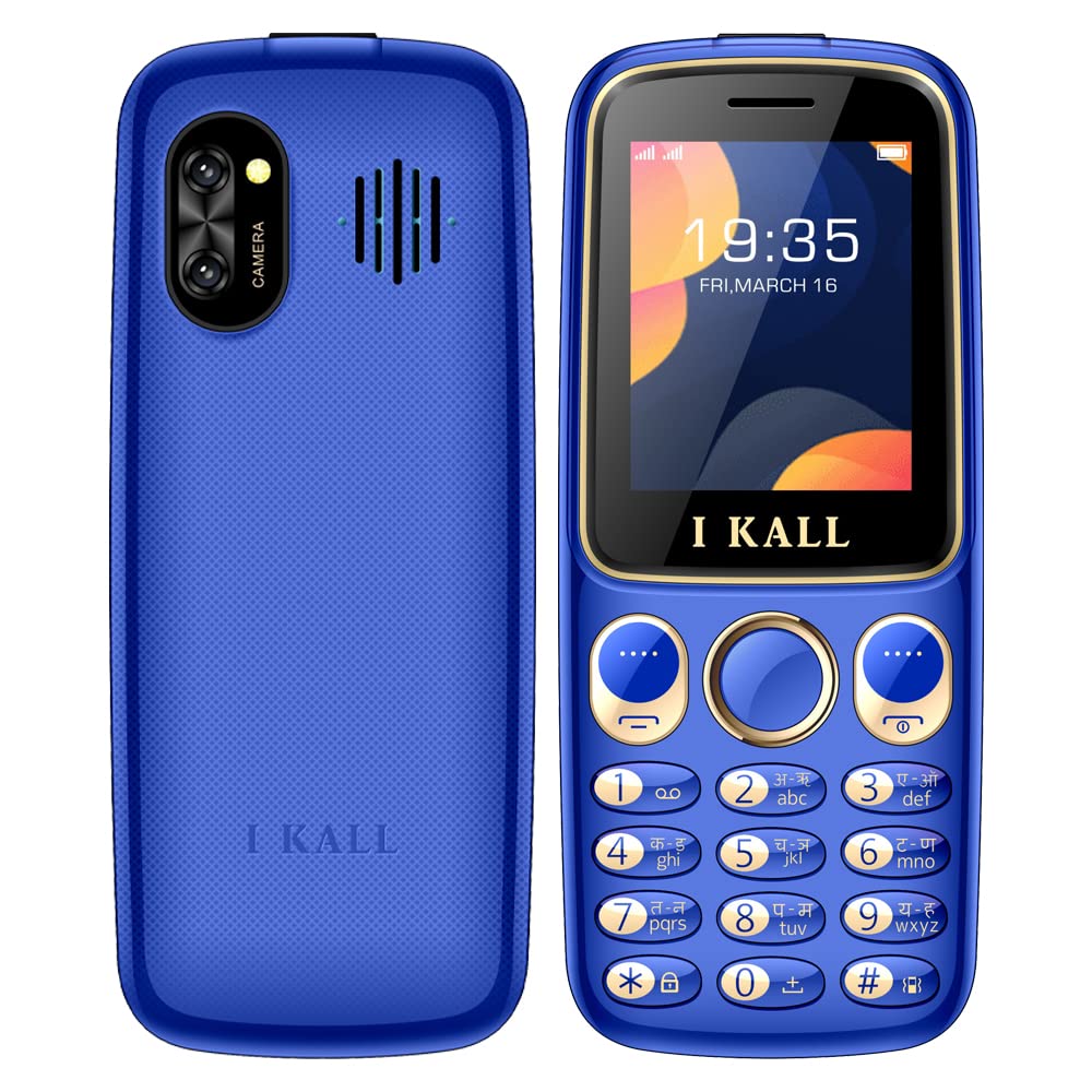 IKALL K22 Keypad Mobile with Magic Voice, Call Recording and King Voice (1.8 Inch) (Sapphire ...