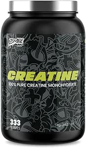 Zombie Labs Creatine Monohydrate 1kg Pure form 333 Serves : Amazon.com ...