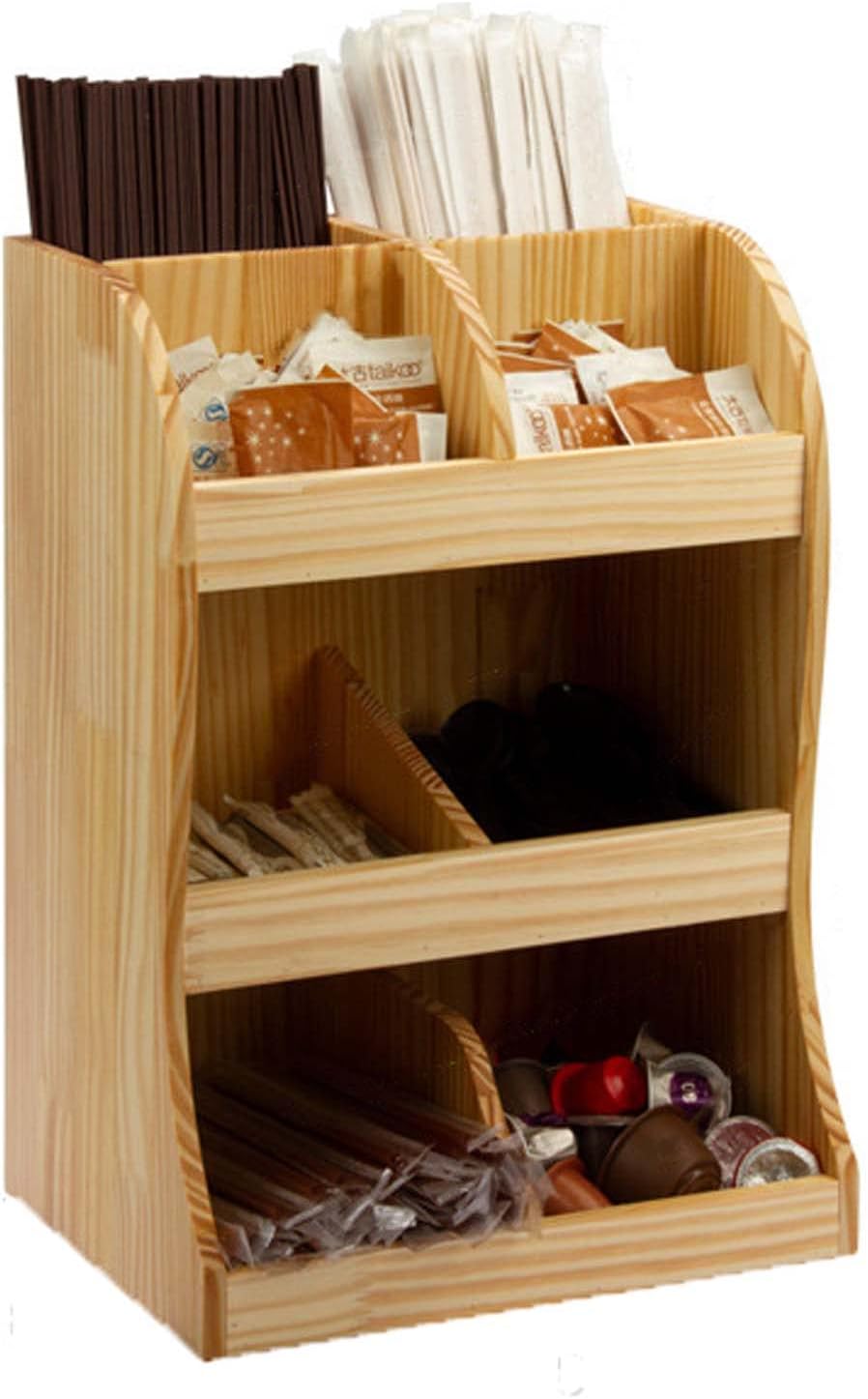 Amazon.com: CARWERL Desktop Storage Rack, Coffee Accessories Storage ...