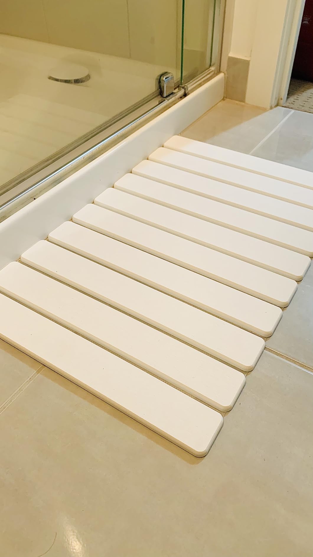 Paxilnie Super Absorbent Portable Roll-Up Stone Bath Mat | Diatomaceous ...