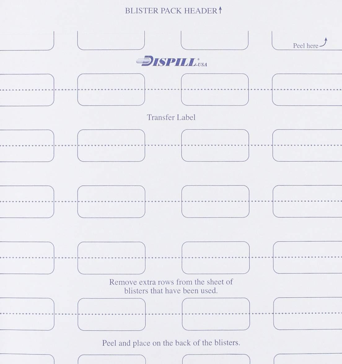 Dispill Usa Transfer Labels, 100 Count : Buy Online at Best Price in ...