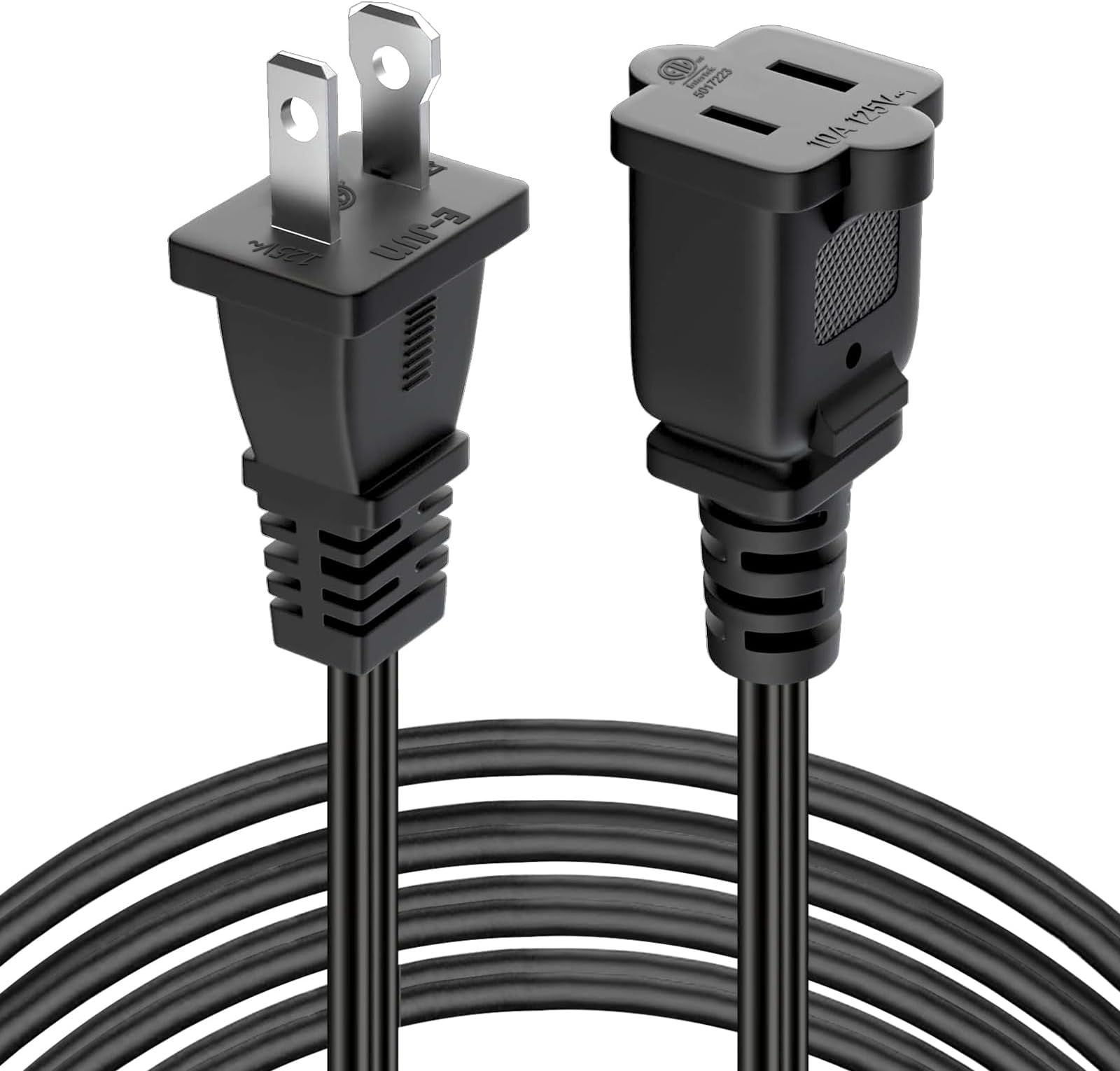 Amazon.com: Short Power Extension Cord, 3 Prong 3 Outlet Adapter USA ...