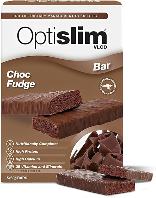 Optislim VLCD Meal Replacement Bar, High Pure Protein Bar, Low Carb ...