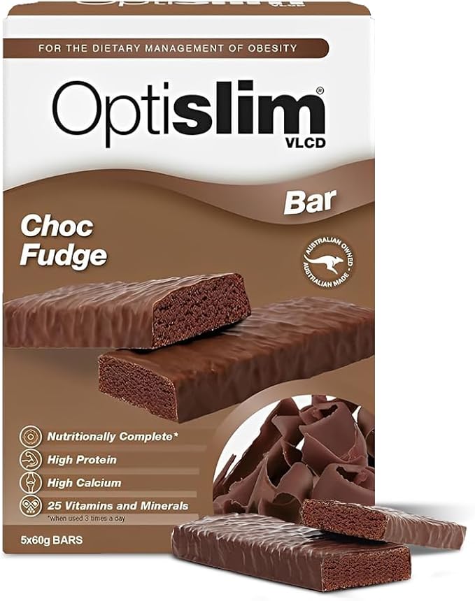 Optislim VLCD Meal Replacement Bar, High Pure Protein Bar, Low Carb ...