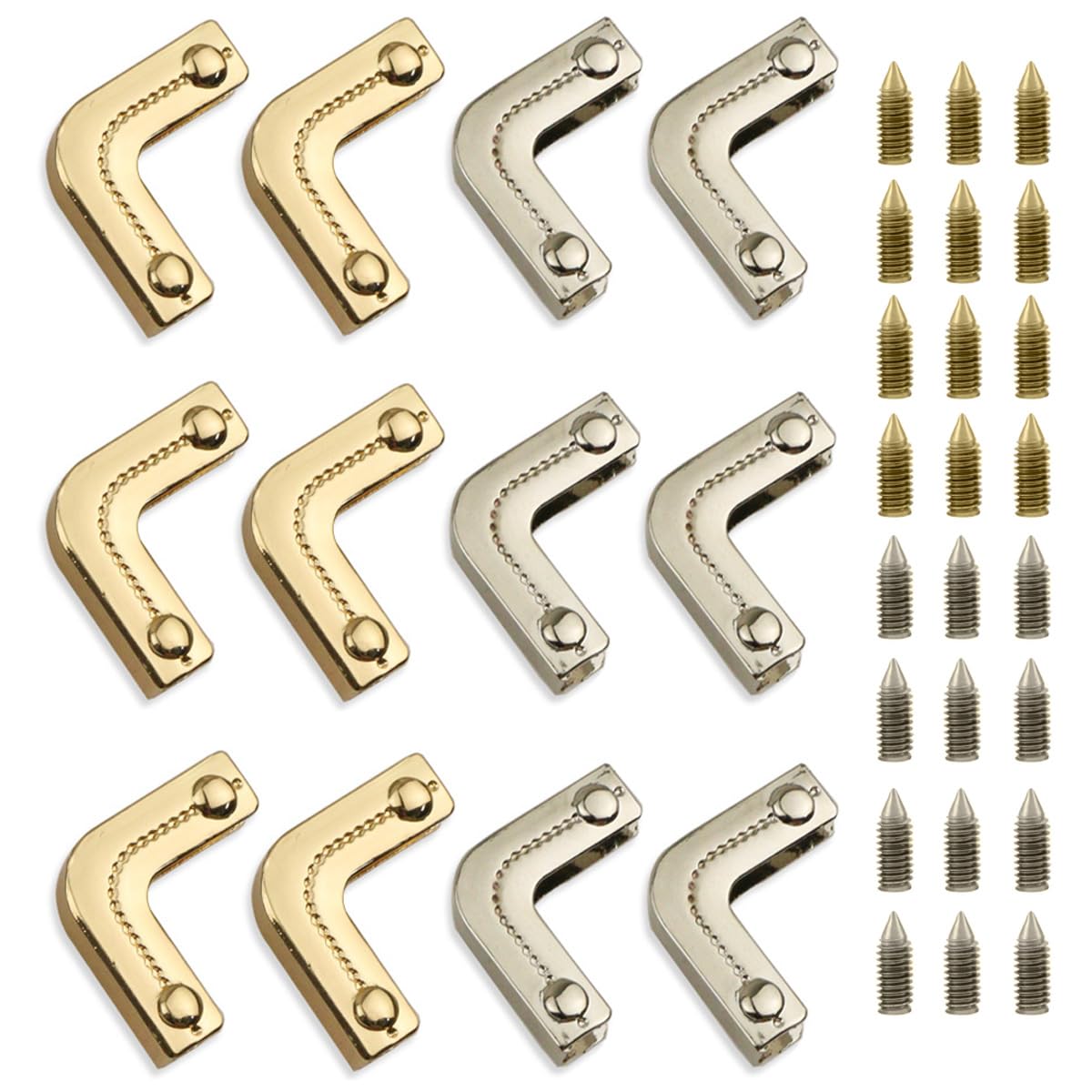 Amazon.com: 12 PCS Metal Handbag Hollow Corner Protector Bag Purse Edge ...