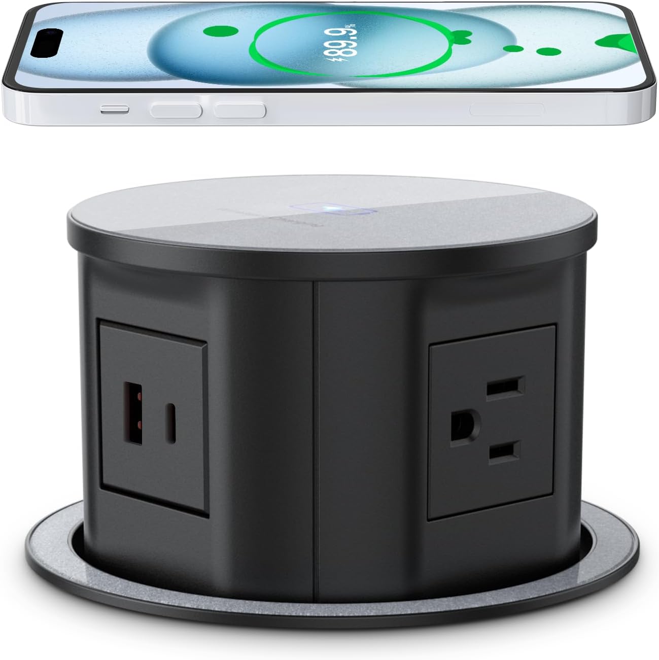 Amazon.com: Pop up Outlet for Countertop with USB C,2.5in Hole Desktop ...