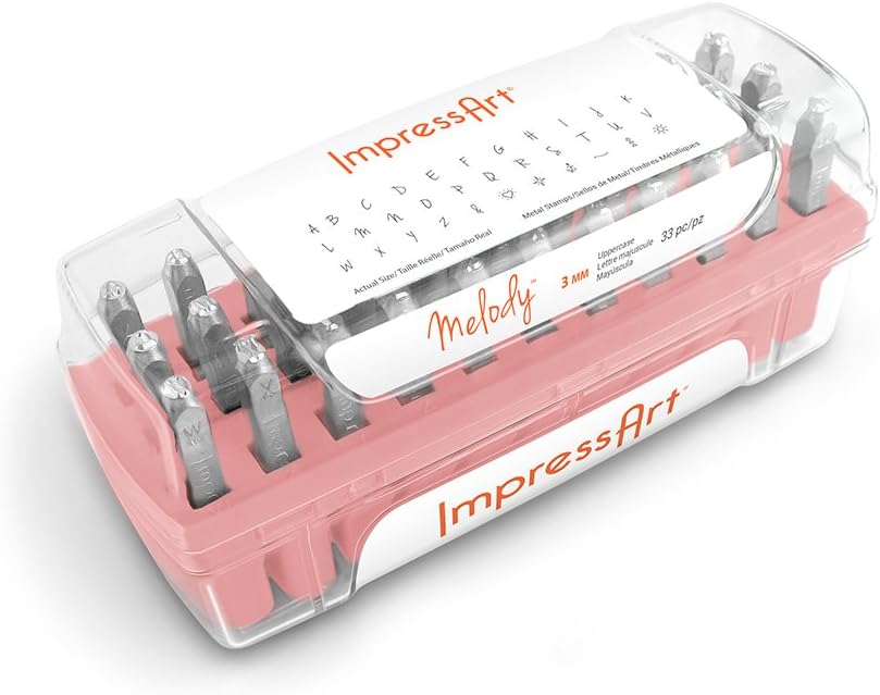 Amazon.com: ImpressArt Basic Metal Stamp Set, Punctuation, 3mm : Arts ...