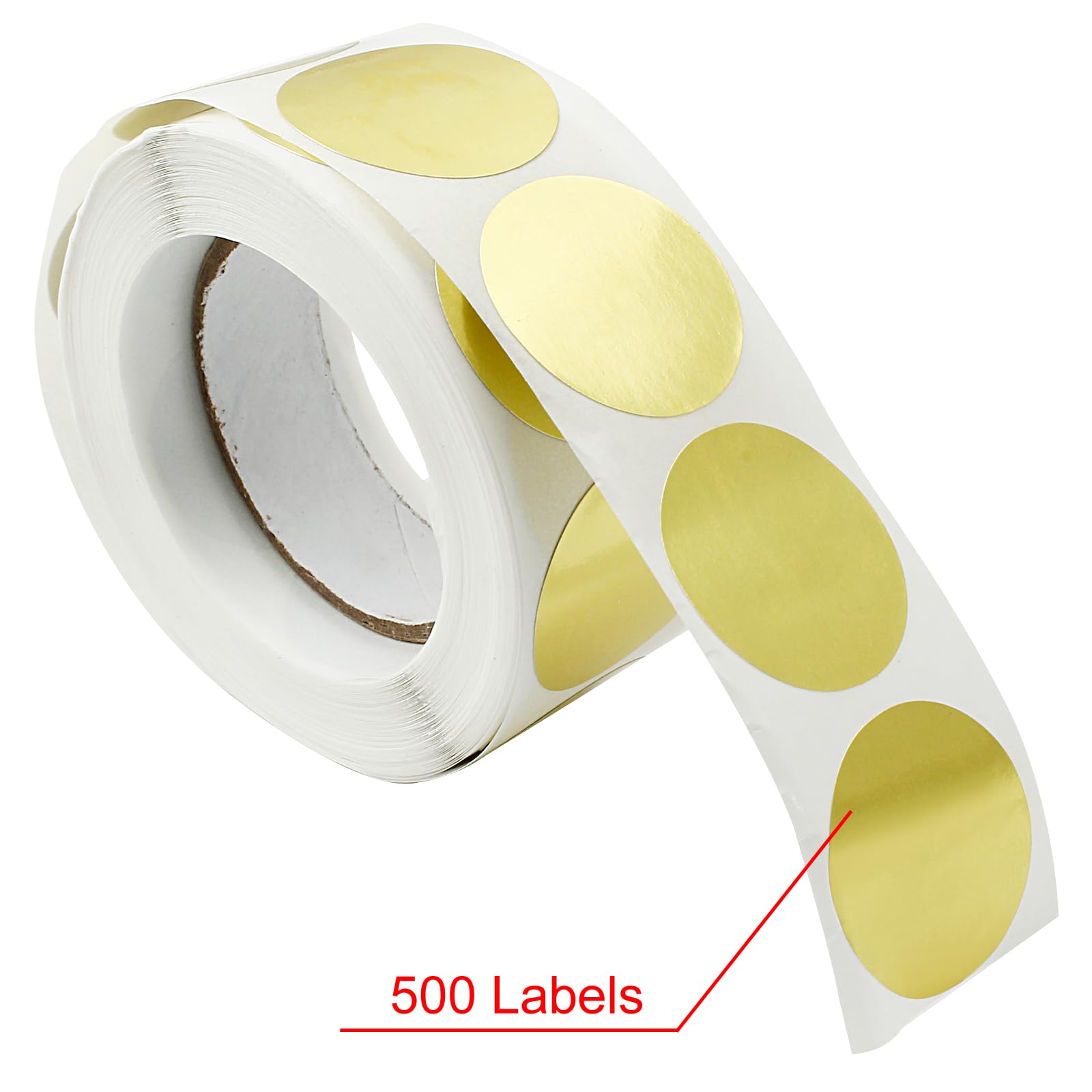 Snapklik.com : LifCratms 1 Inch Gold Code Dot Stickers, Color Coding ...