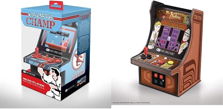 Amazon.com: My Arcade Karate Champ and Elevator Action Micro Player ...
