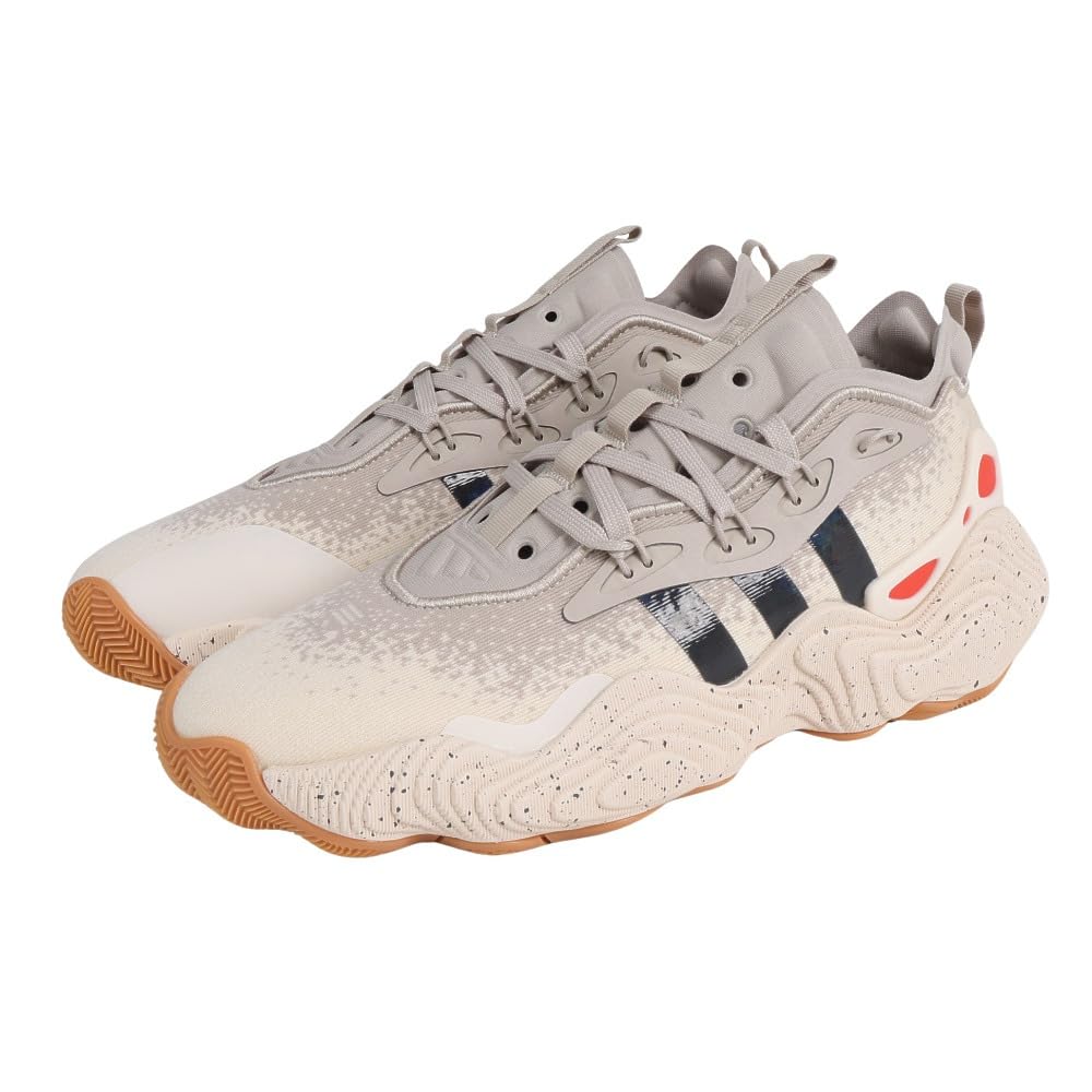 Amazon | [adidas] ユニセックス トレイ・ヤング3 TRAE YOUNG 3 IF5602 ベージュ/グレー/ホワイト 27 ...