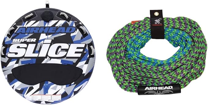 Amazon.com : Airhead Super Slice, 1-3 Rider Towable Tube for Boating ...