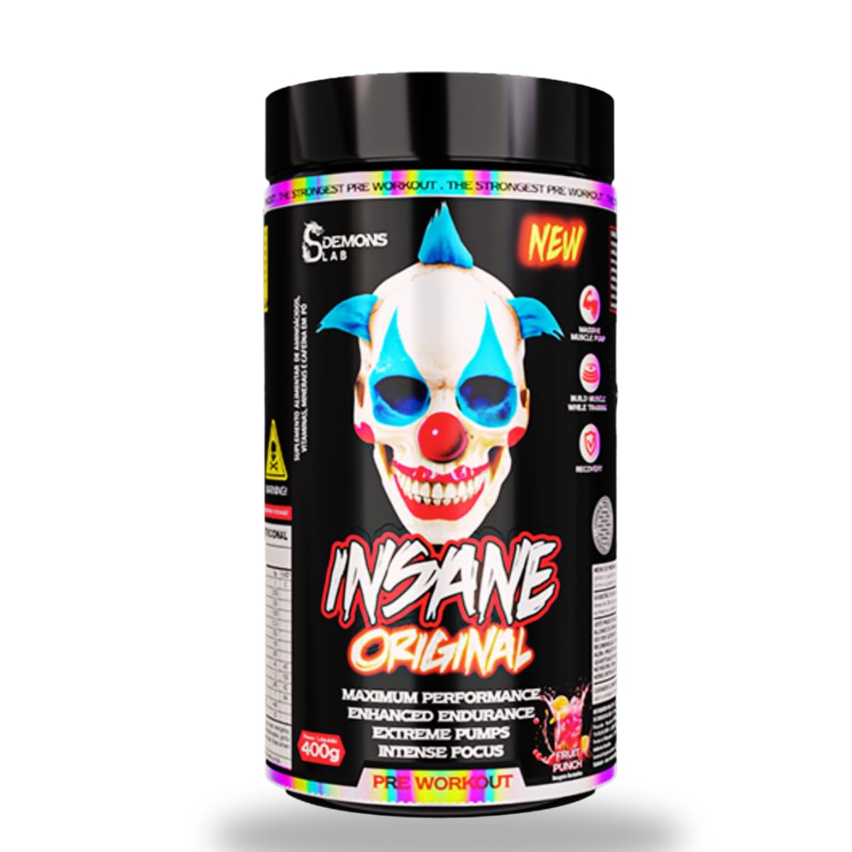 Demons Lab Insane Original (400G) Fruit Punch | Amazon.com.br
