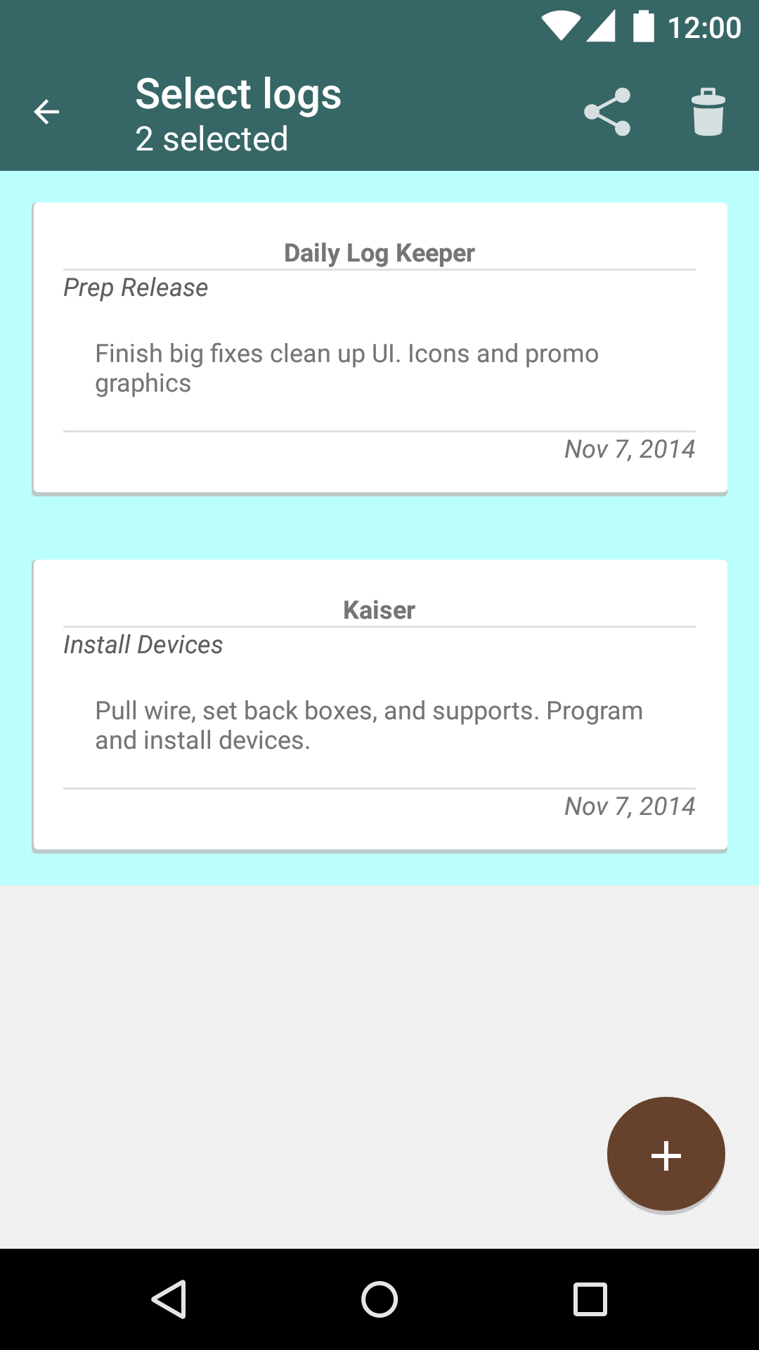 Daily Log Keeper - App on the Amazon Appstore