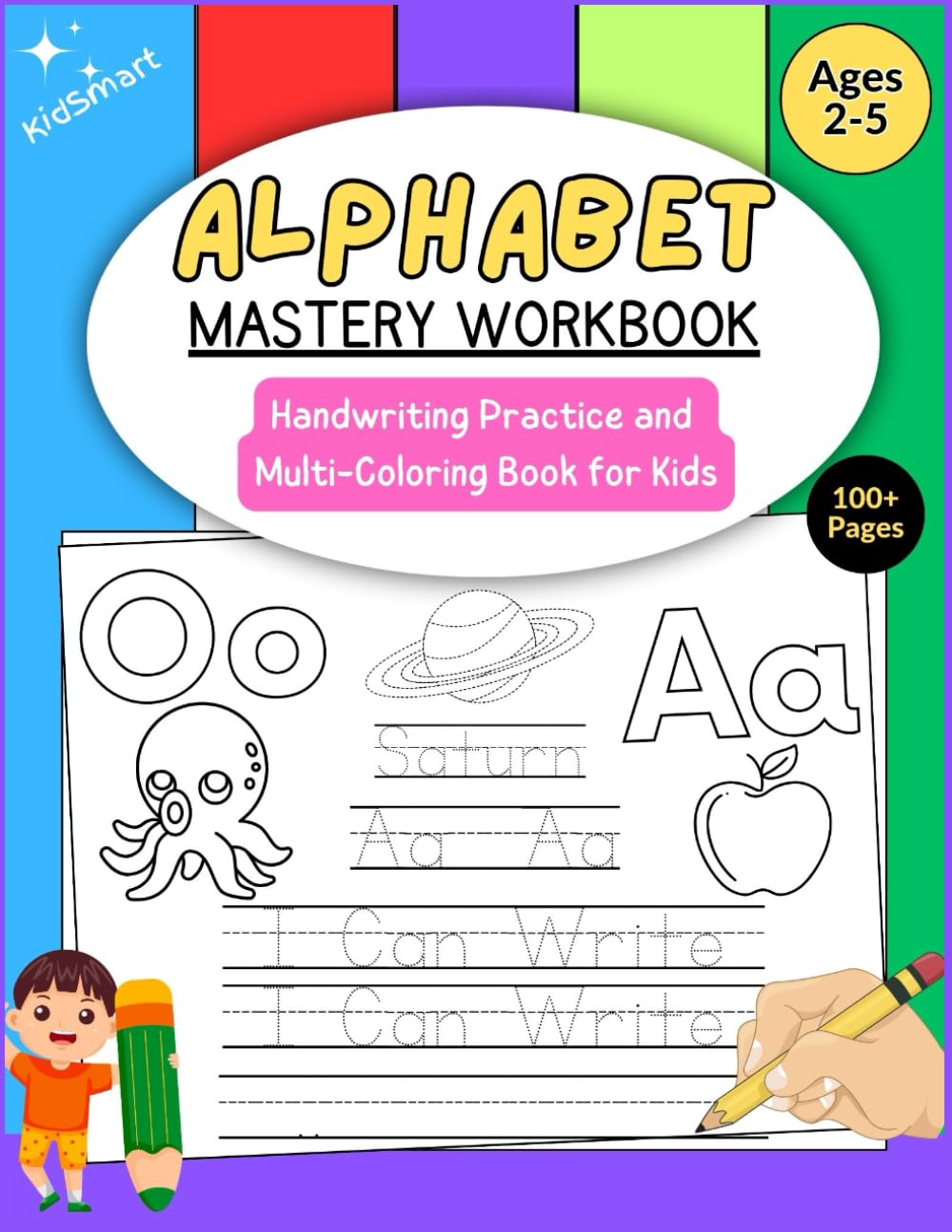 Buy Alphabet Mastery Workbook: Handwriting Practice and Multi-Coloring ...