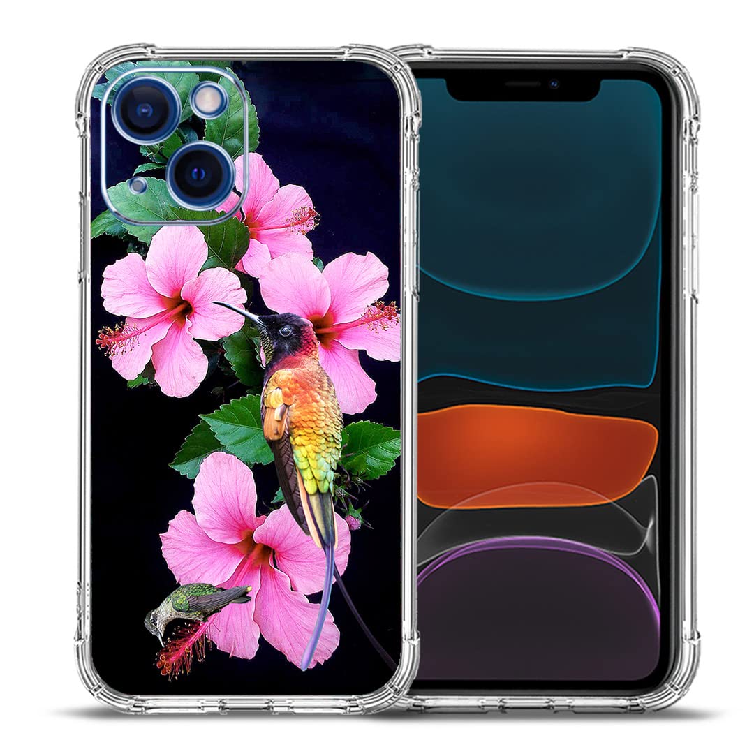 Amazon.com: Beaucov Case for iPhone 12,iPhone 12 Pro Case, Hummingbirds ...