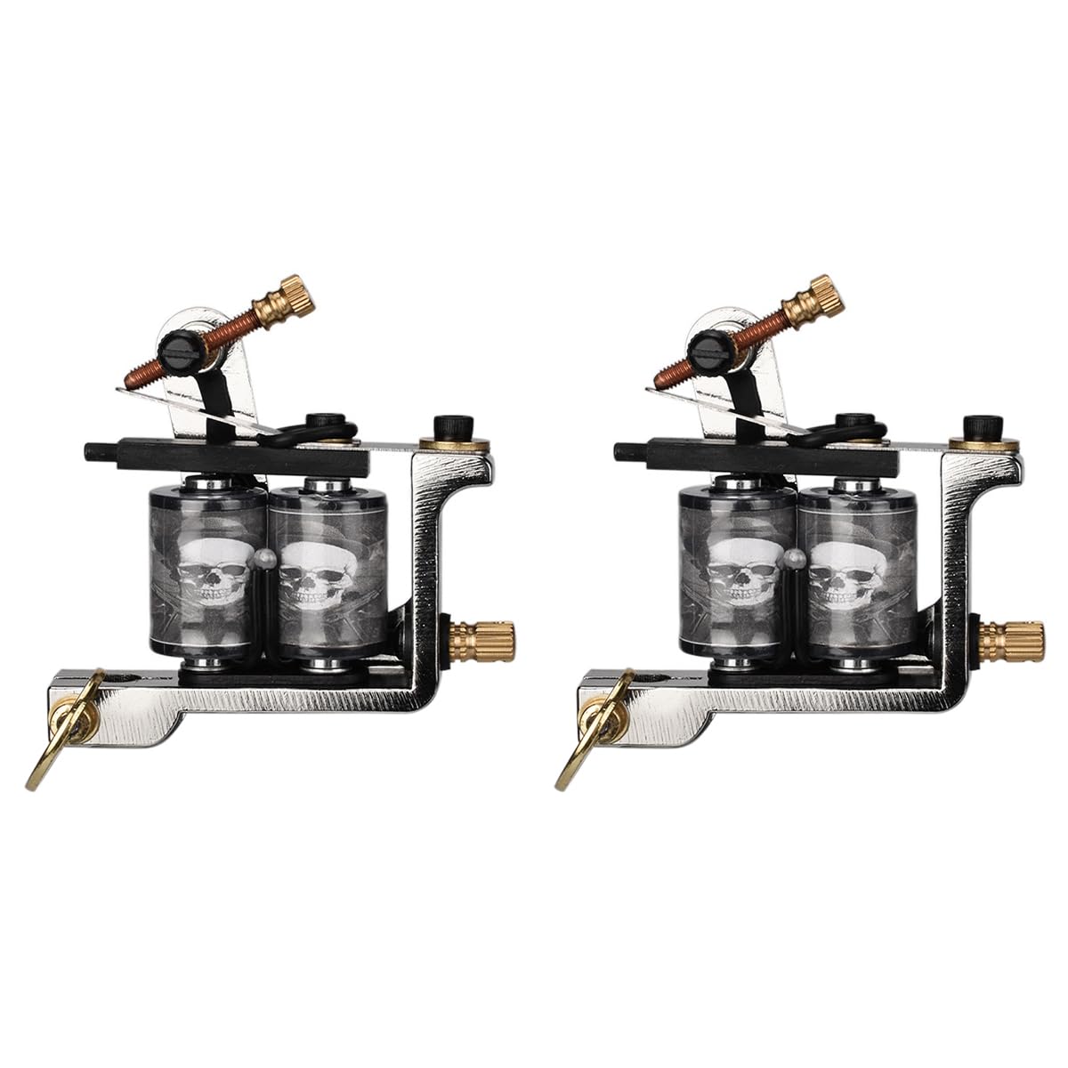 Amazon.com: 2 PCS NUZAMAS Professional Coil Tattoo Machine 10 Wraps ...