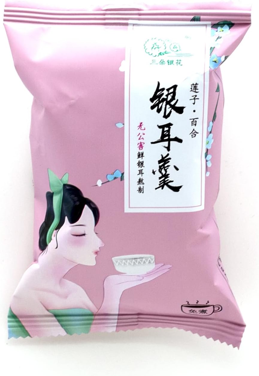 Amazon.com : ZLANDER IMPORTED 银耳羹，莲子百合银耳羹，冻干技术免煮即泡银耳羹 银耳汤 银耳干货 营养早餐 ...