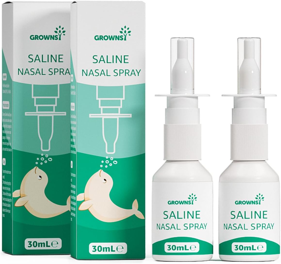 Amazon.com: GROWNSY Baby Saline Nasal Spray, 2 PCS Natural Nasal Spray ...