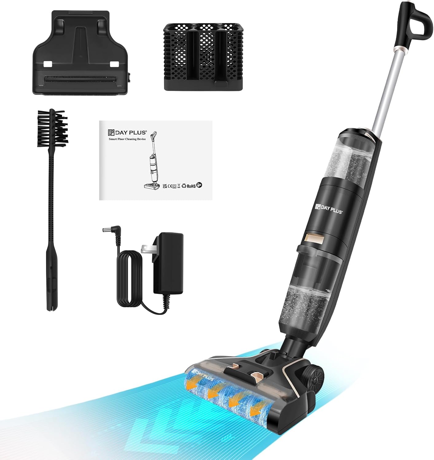 Amazon.com - DICN Cordless Vacuum Mop Combo for Hard Floor/Area Rugs ...