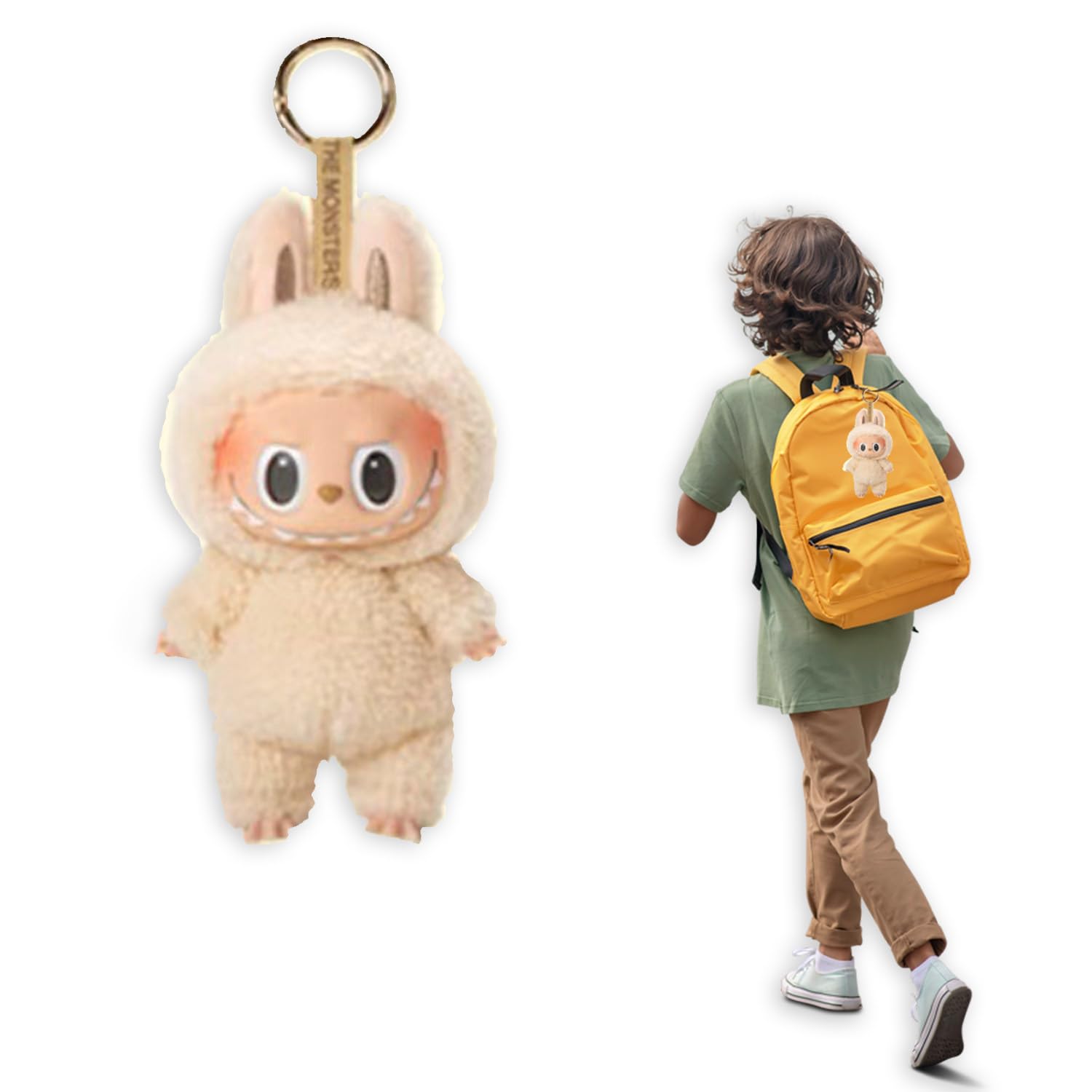 Labubu Keychain Labubu Plush Toy Labubu Puppets Blind Box Figure ...