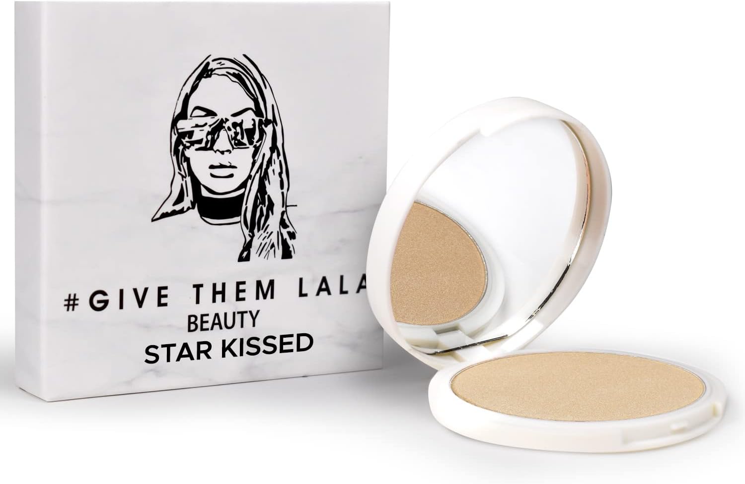 Amazon.com: Pressed Highlighter By Give Them Lala- Highly Pigmented ...