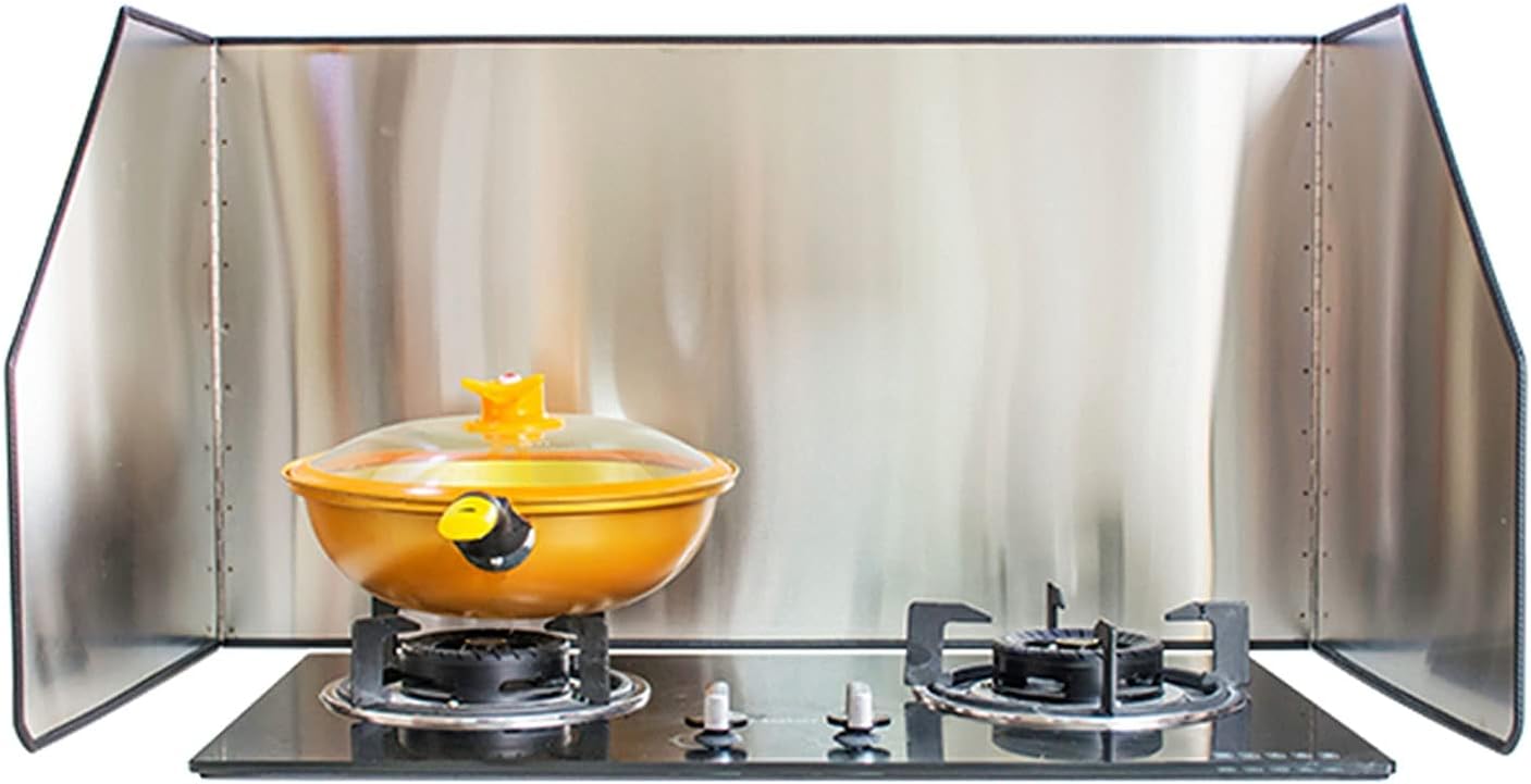 Amazon.com: Splatter Shield 3-Sided Splatter Guard Stainless Steel ...