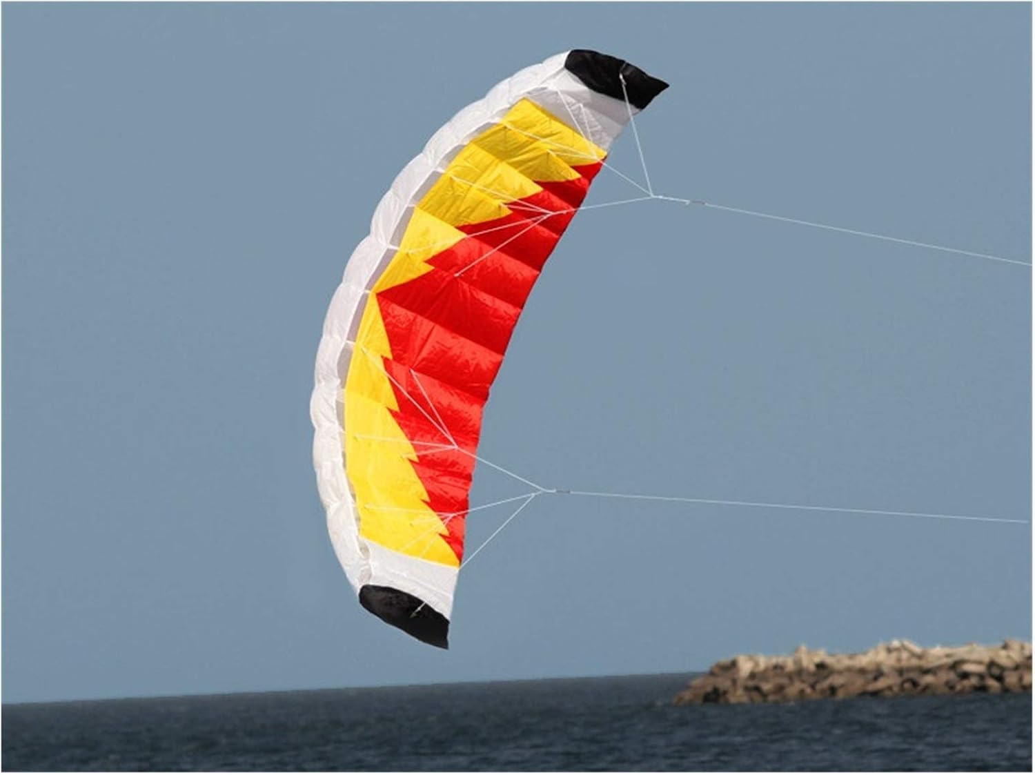 Cometa de nailon de doble línea de 6.6ft con línea de barra de control ...