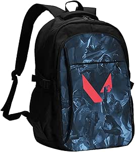 Amazon.co.jp: Valorant Backpack, Valorant Rucksack, Usb Charging Port ...