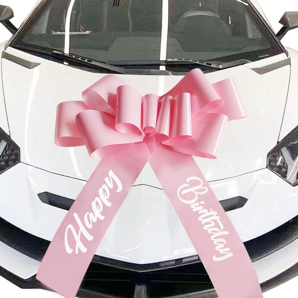 Amazon.com: Happy Birthday Car Bow,30 Inch Big Car Bow for car,New ...