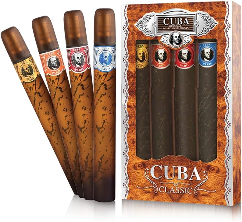 Amazon.com : Cuba By Cuba for Men Gift Set, 4 Count : Fragrance Sets ...