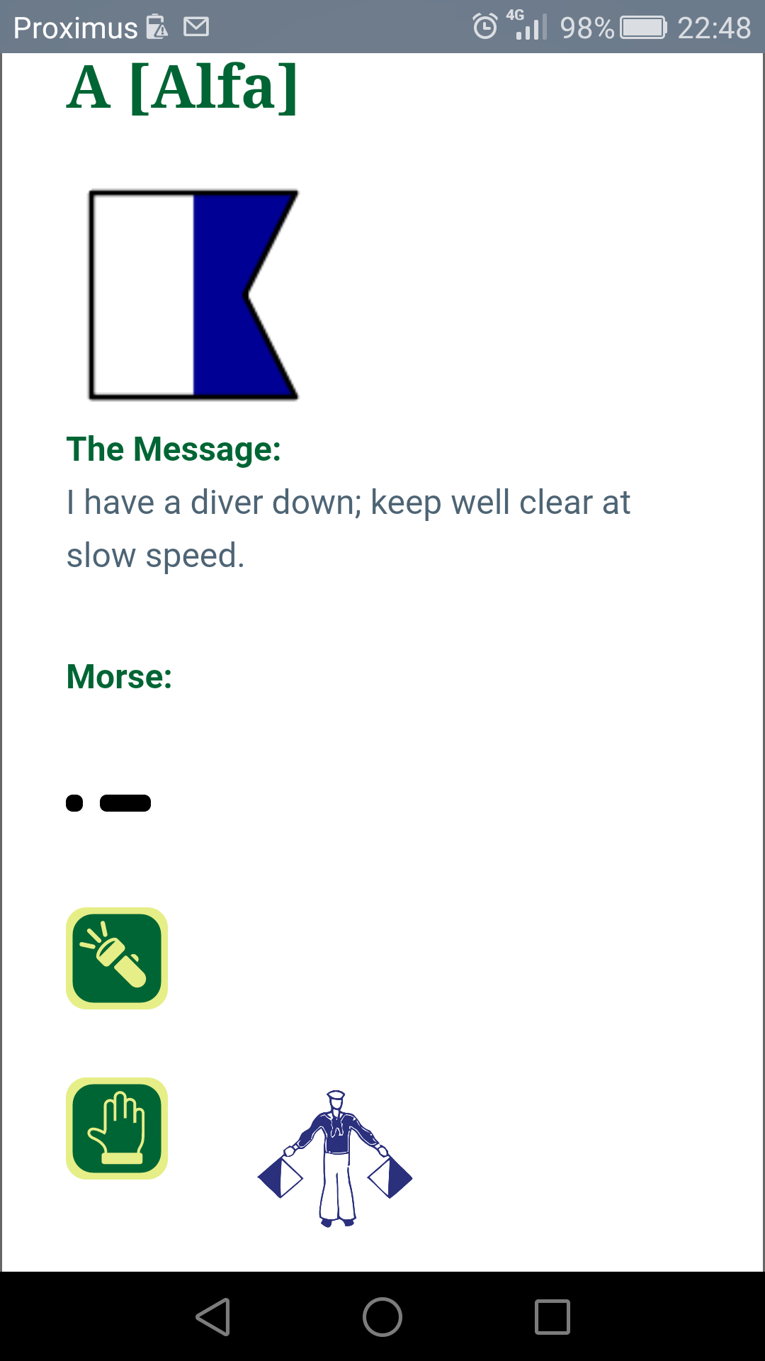 ICS flag trainer - App on Amazon Appstore