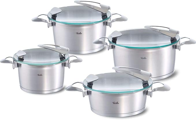 Amazon.com: Fissler Solea 8 Piece Cookware Set: Fissler Pressure Cooker ...