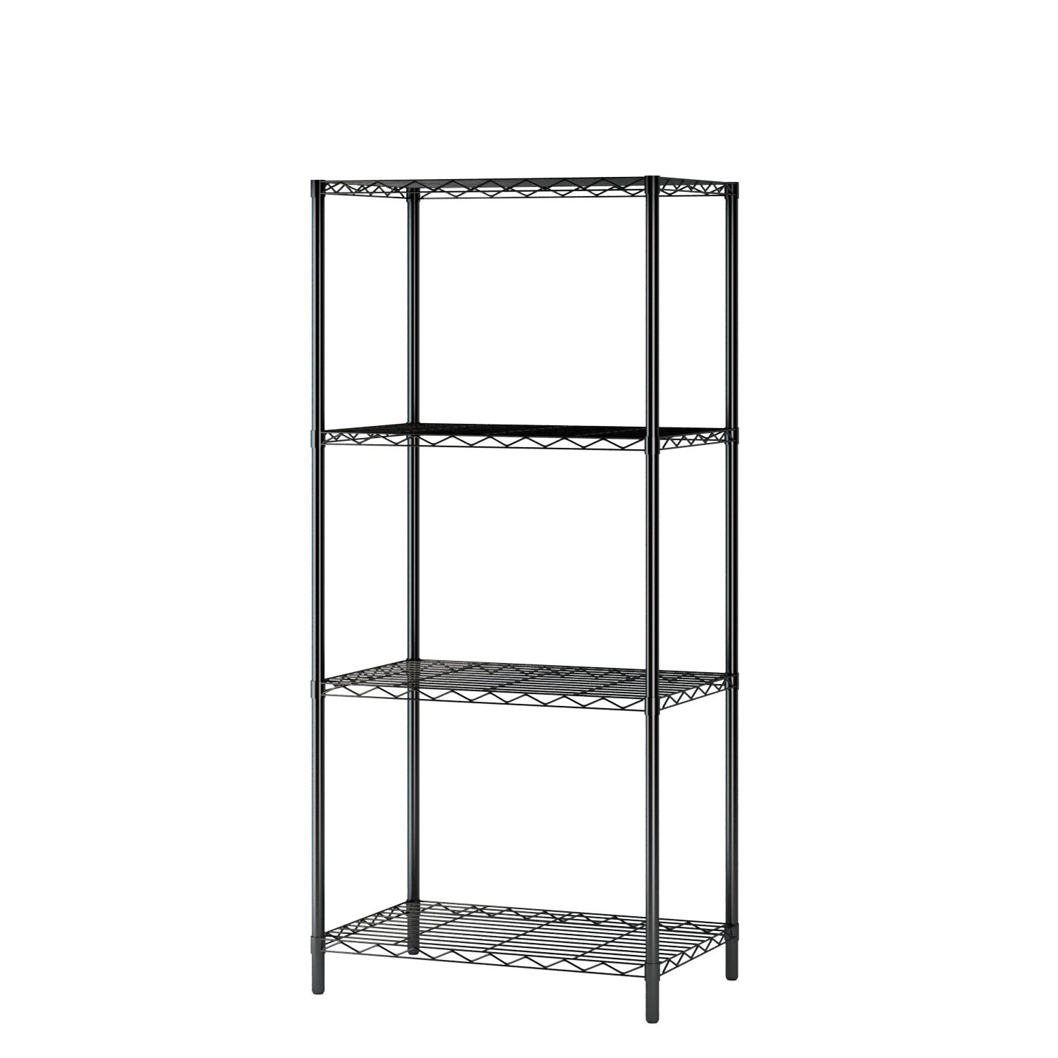 JEROAL 4-Tier Wire Shelving, Metal Wire Shelf Storage Rack, Durable ...