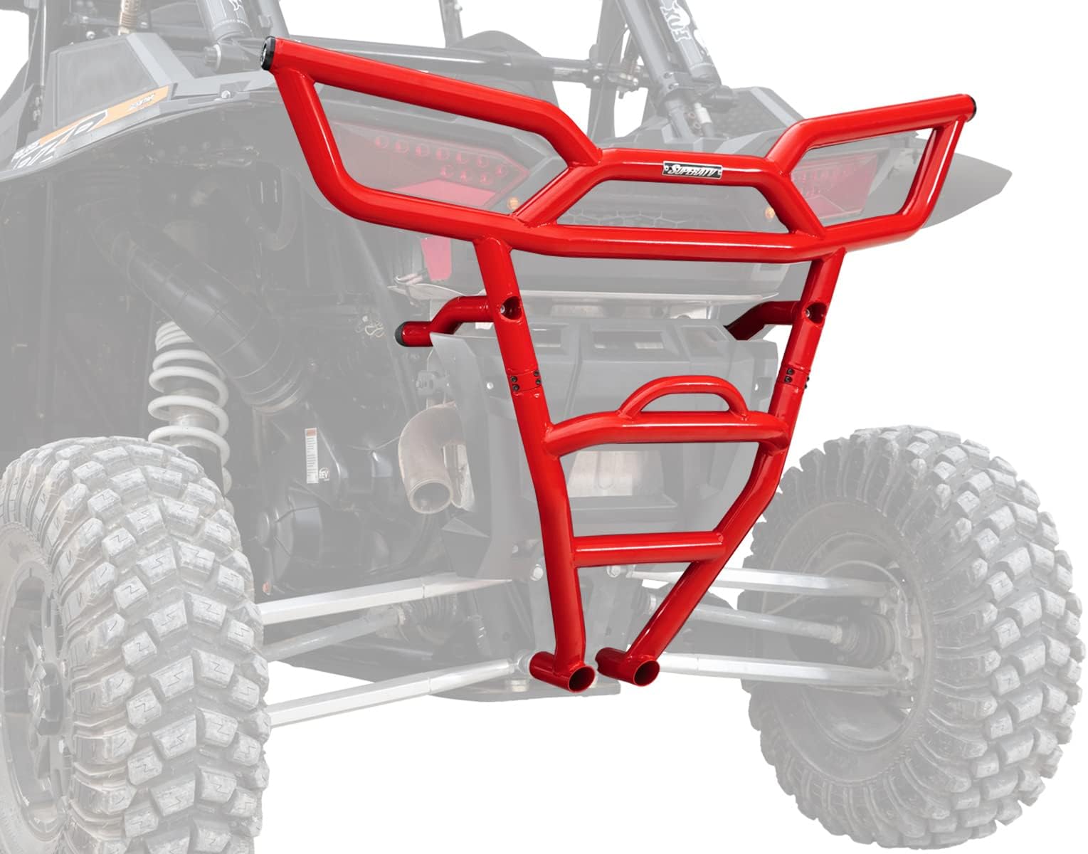 Amazon.com: SuperATV Heavy Duty Rear Bumper for 2014-2017 Polaris RZR ...