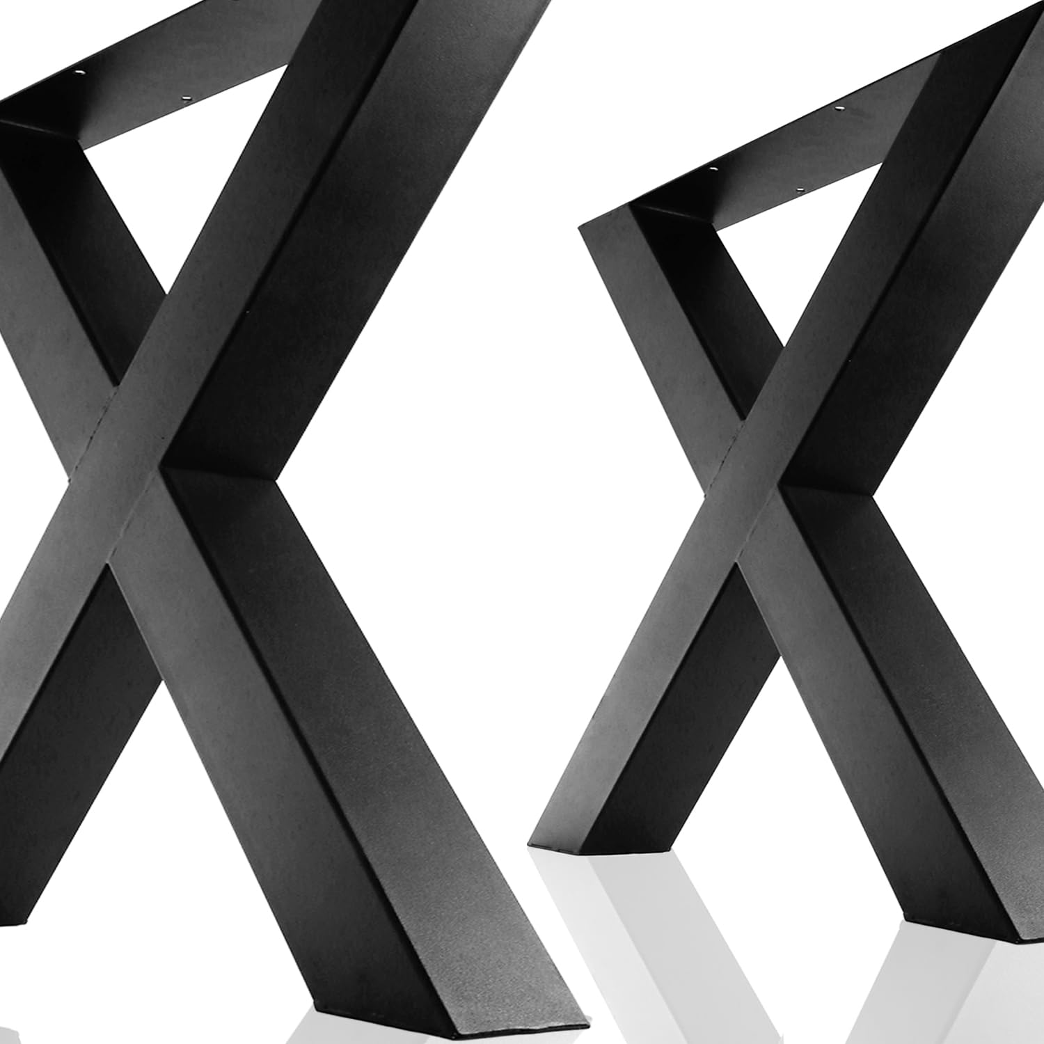 Snapklik.com : Enhanced 28" X 24" X-Shaped Metal Legs,High Strength ...