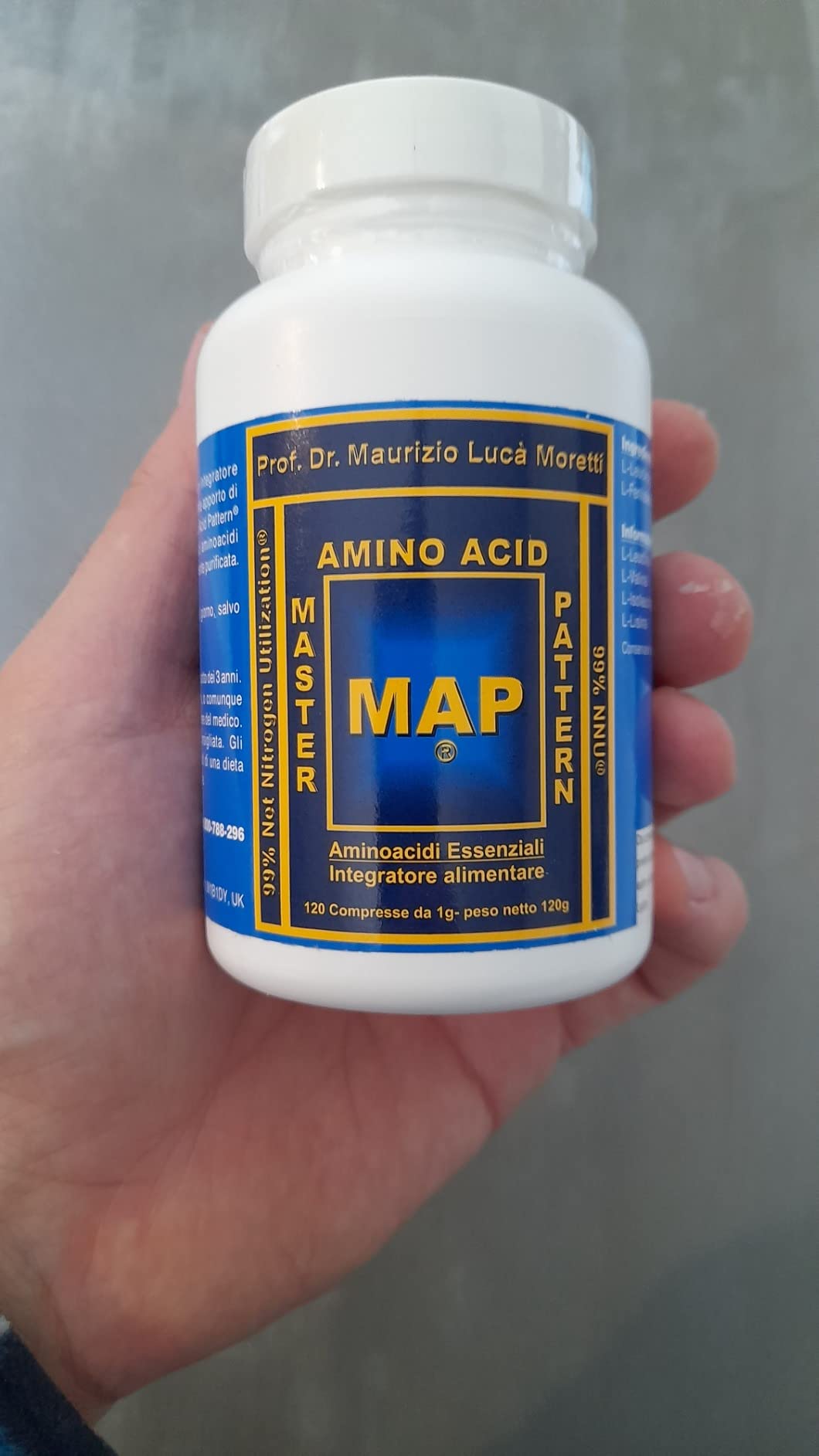 MAP Master Amino Acid Pattern® Formula originale (120 compresse) 99% ...