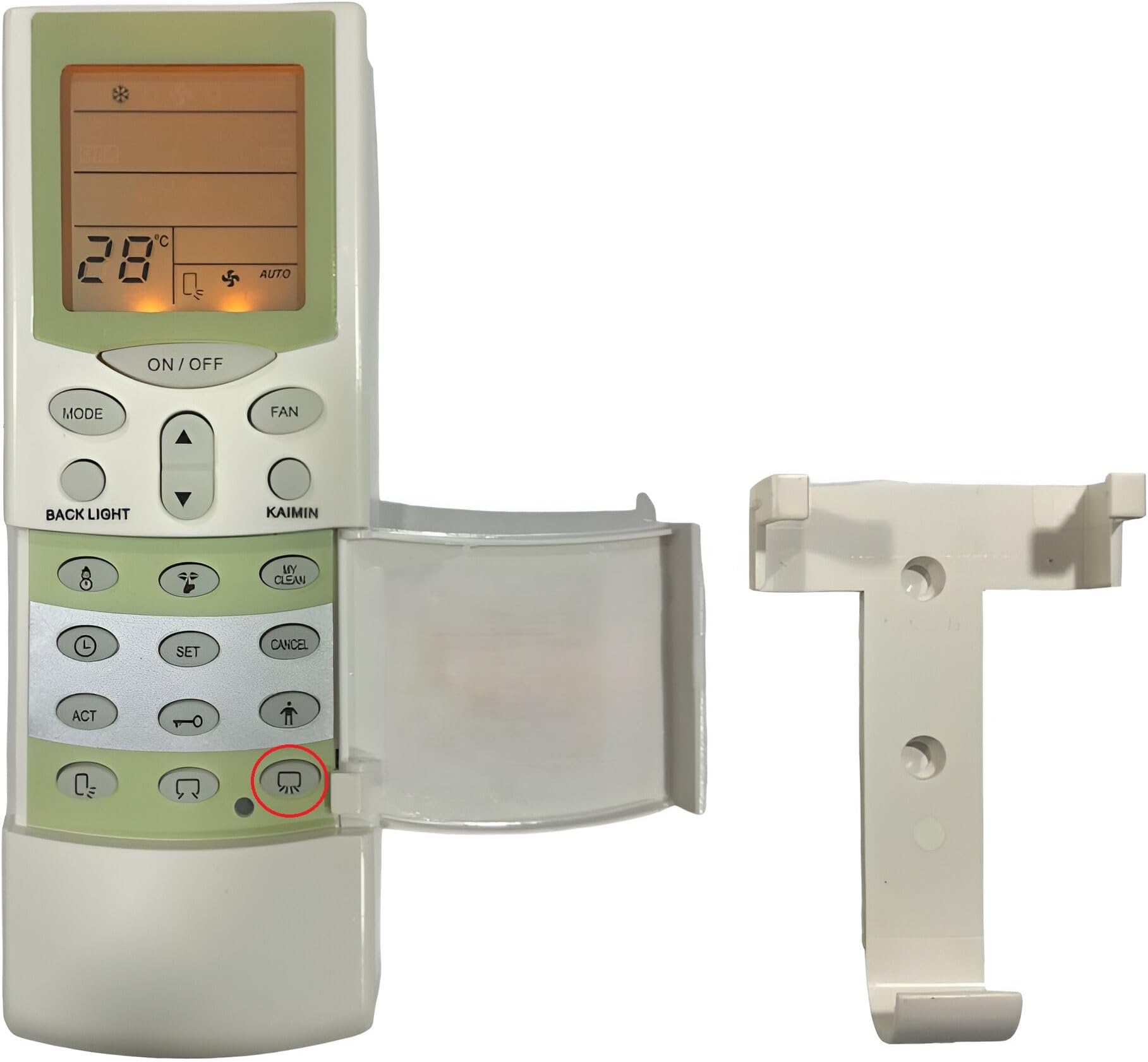 Buy LipiWorld® 168 AC Remote Control (Supercool) with Display Light ...