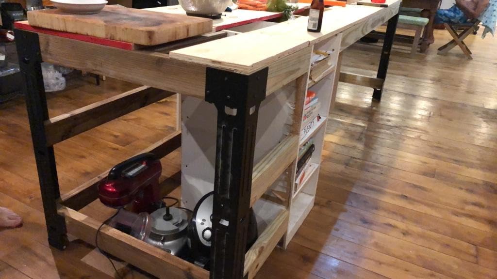 $15/mo - Finance FLEXIMOUNTS Universal Steel Work Bench Leg Kit, Garage ...