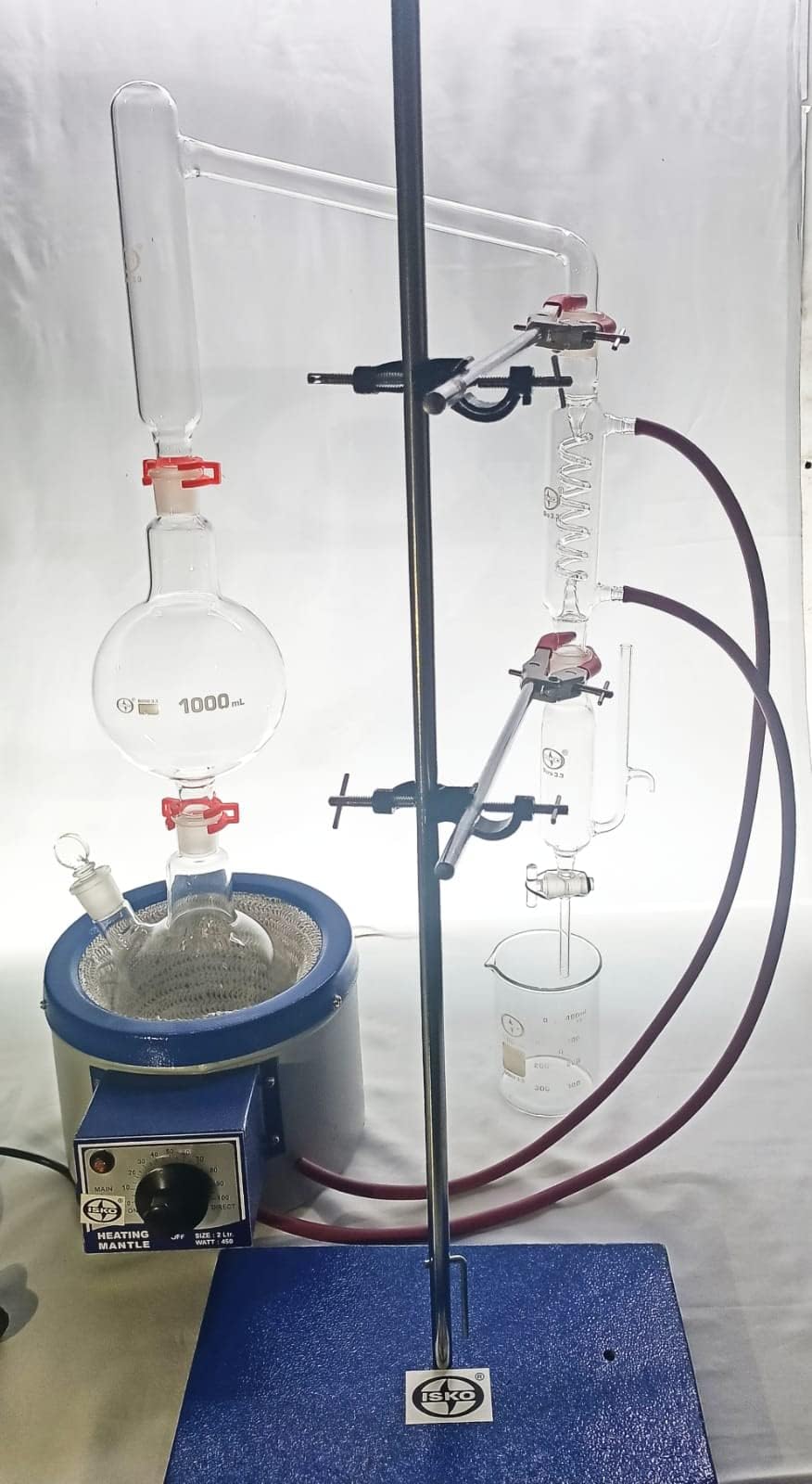 ISKO ® Borosilicate glass Steam Distillation apparatus complete set ...