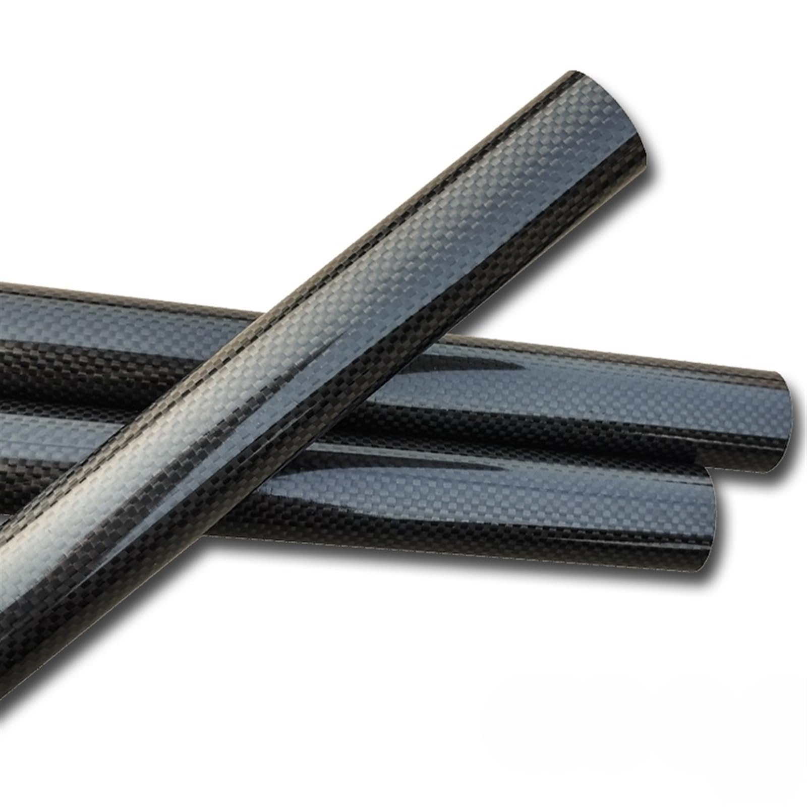 50mm Carbon Fiber Tube 4-Pack Carbon Fiber Round Tubes - 6x4x200mm ...